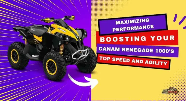 Boosting Your CanAm Renegade 1000's Top Speed And Agility